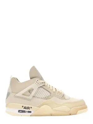 JORDAN Jordan 4 Retro Off-White Sail Sneakers Sail/muslinone-colorwhiteone-colorblack