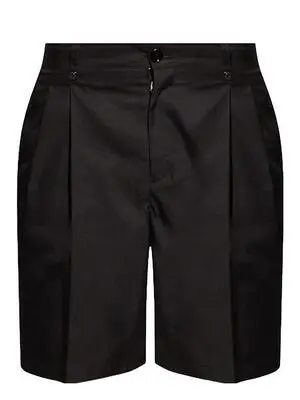 Burberry Technical Cotton Tailored Shorts - Black