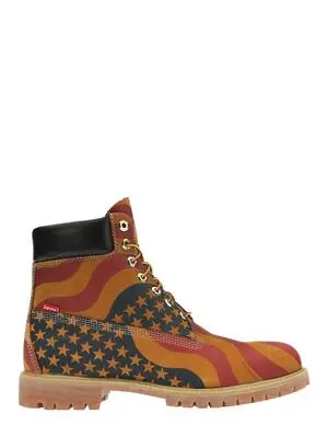 Timberland 6" Boot Supreme Stars & Stripes - Wheat