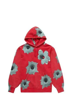 Supreme Nate Lowman Hooded Sweatshirt - Red