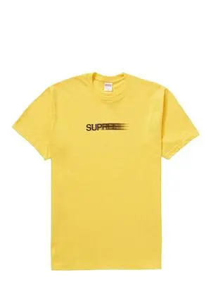 Supreme Motion Logo Tee Shirt (ss20) Yellow
