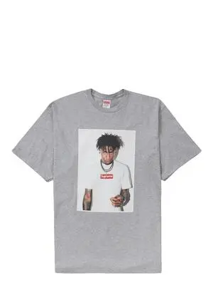 Supreme Nba Youngboy Tee Shirt - Heather Grey