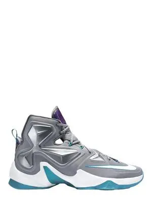 Nike Lebron High-top Sneakers - Wolf Grey/white/blue Lagoon
