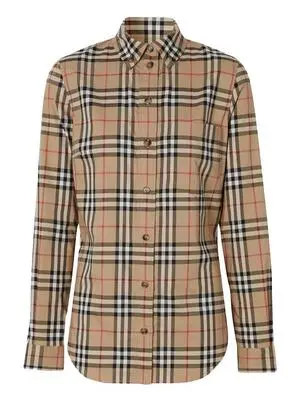 Burberry Classic Check Button Down Shirt - Vintage Check