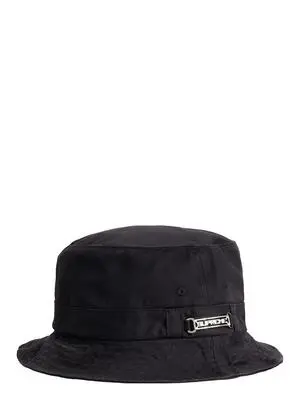 Supreme Name Plate Crusher Hat - Black