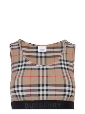 Burberry Stretch Nylon Top - Beige