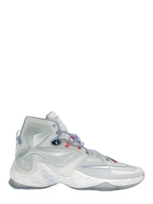 Nike Lebron 13 Christmas Sneakers - White/blue Tint/blue Lagoon
