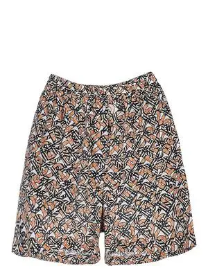 Burberry Tb Monogram Shorts - White/beige