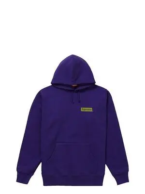Supreme Stop Crying Hooded Sweatshirt - Purple