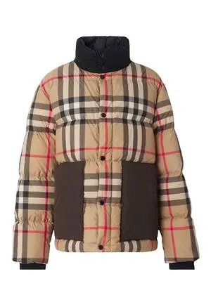 Burberry Vintage Check Puffer Jacket - Archive Beige
