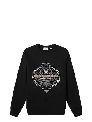 Burberry Globe Logo Sweatshirt - Black