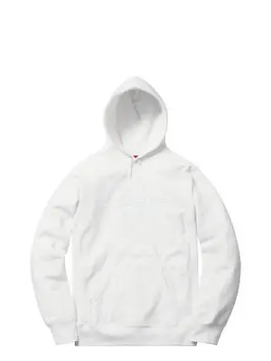 Supreme Classic Logo Hoodie - White
