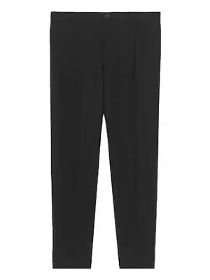 Burberry Wool Blend Casual Pants - Black