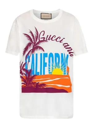 Gucci California Oversized T-shirt - White