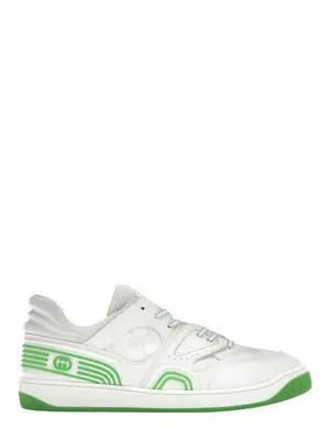 Gucci Basket Low-top Sneakers - White Demetra/green