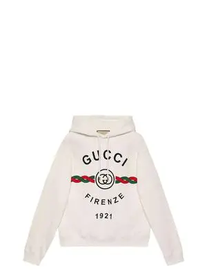 Gucci Firenze Popover Hoody - White