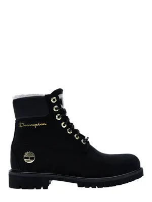 Timberland 6" Shearling Boots - Black