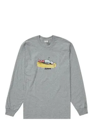 Supreme Neil Blender Arrow Long Sleeve Tee Shirt - Grey