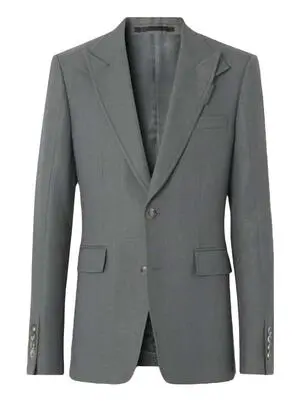BURBERRY Tailored Wool Ramie Jacket