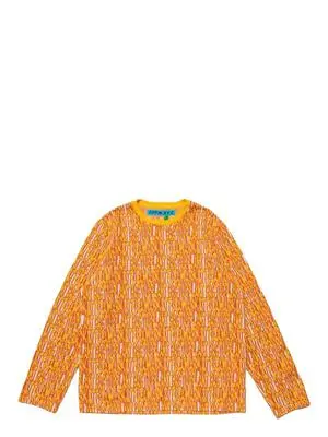 CACTUS PLANT FLEA MARKET Anxiety Jacquard Longsleeve Knit - Orange