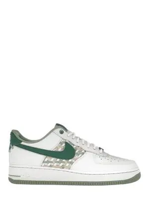 Nike Nike Air Force 1 Low '07 Premium Sneakers With Woven Design Sail/gorge Green/pistachio