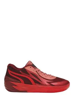 PUMA LaMelo Ball MB.02 Lo Team Sneakers Intense Red/for All Time Red/carnation Pink