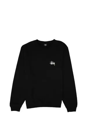 StÜssy Basic Crewneck Sweatshirt Black
