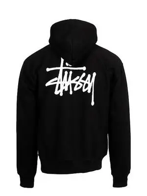 StÜssy Basic Hoodie - Black
