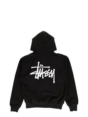 StÜssy Basic Zip Hoodie - Black
