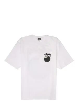 StÜssy 8 Ball Tee Shirt - White