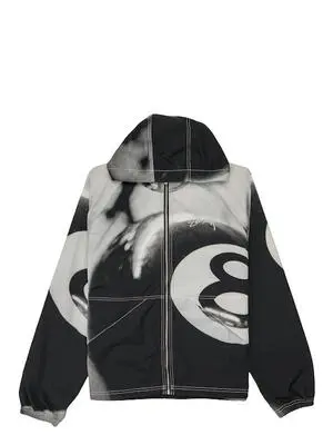 StÜssy 8 Ball Beach Shell Jacket - Grayscale