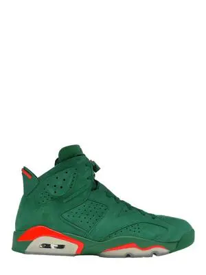 JORDAN 6 Retro Gatorade Sneakers - Pine Green/orange Blaze