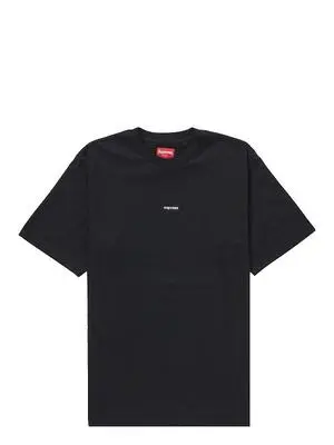 Supreme Typewriter Short Sleeve Top Black