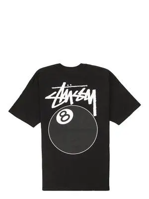 StÜssy 8 Ball Tee Shirt - Black
