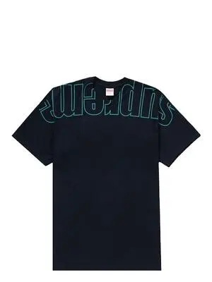Supreme Upside Down Tee Shirt Navy Blue