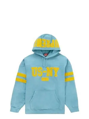 Supreme USNY Hooded Sweatshirt Light Aqua