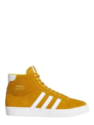 Adidas Basket Profi High-top Sneakers - Yellow/cloud White/gold Metallic