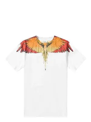 MARCELO BURLON COUNTY OF MILAN Wing T-shirt - White Orange