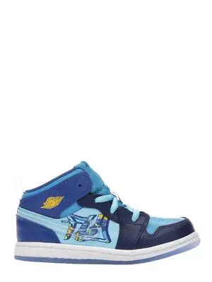 JORDAN 1 Mid Fly Sneakers - Blue Void/clear/team Royal