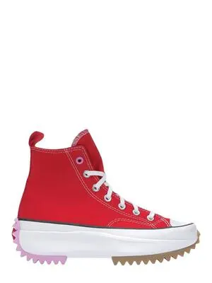 CONVERSE Run Star Hike Hi - University Red/peony Pink/white