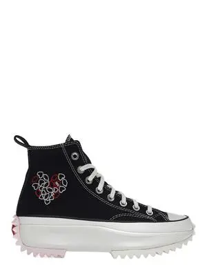 CONVERSE Run Star Hike Hi Valentine's With Love - Black/pink/university Red