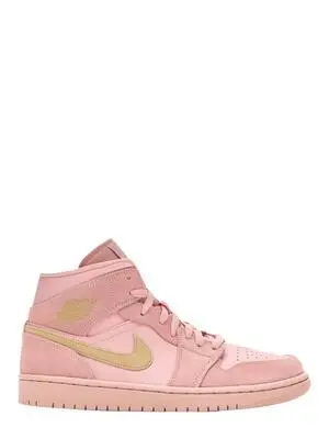 JORDAN Air Jordan 1 Mid Sneakers Coral Stardust/club Gold