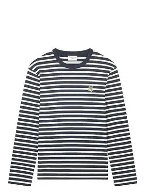 MAISON KITSUNÉ Fox Head Patch Regular Marin Teeshirt