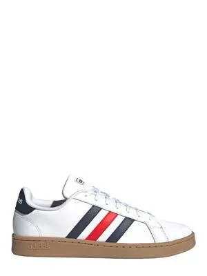 Adidas Grand Court Sneakers - Cloud White/trace Blue/active Red