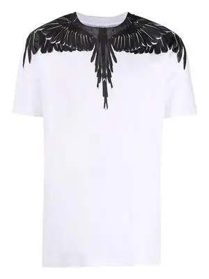 MARCELO BURLON COUNTY OF MILAN Wings Print T-shirt - White/black