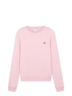 Maison Kitsuné Fox Head Patch Regular Sweatshirt - Pale Pink