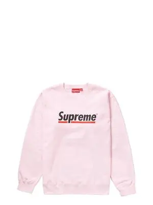 Supreme Crewneck Sweatshirt Light Pink Heather