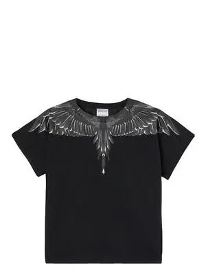 MARCELO BURLON COUNTY OF MILAN Icon Wings Regular T-shirt - Black/grey