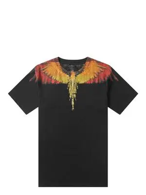 MARCELO BURLON COUNTY OF MILAN Wing T-shirt - Black Orange