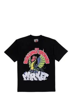 MARKET Mkt Rolling Stones Dragon T-shirt - Black
